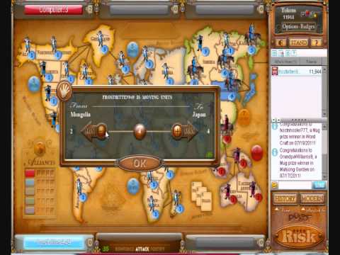 Risk-dominative gamplay on Pogo.com