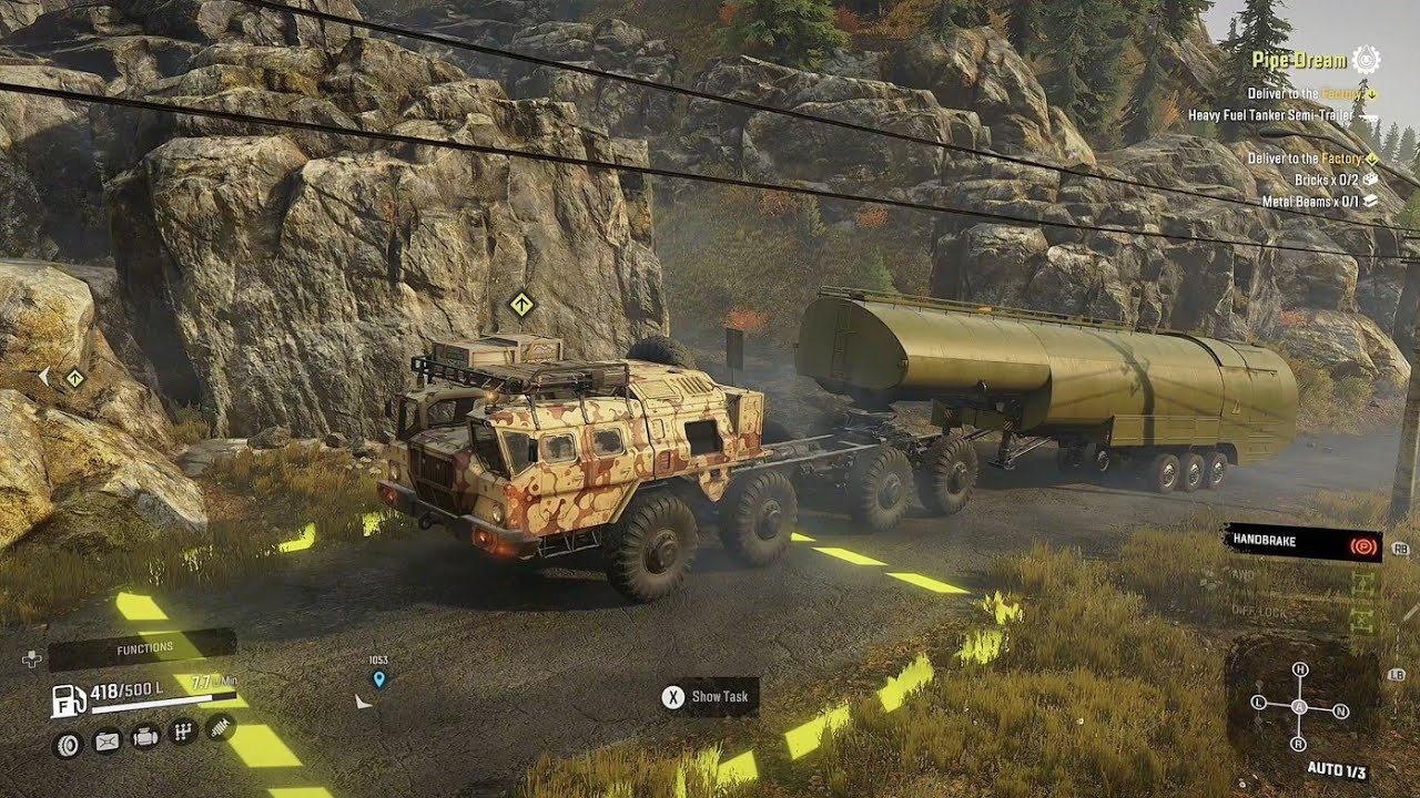 Snowrunner, Pipe dream, Snowrunner heavy fuel tanker semi-trailer ...