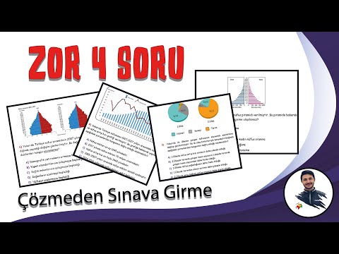 ZOR  SORU ÇÖZÜMÜ 📌Nüfus , Grafik, Tablo, Piramit Okuma , Yorumlama 📌Tyt - Ayt - Kpss Coğrafya
