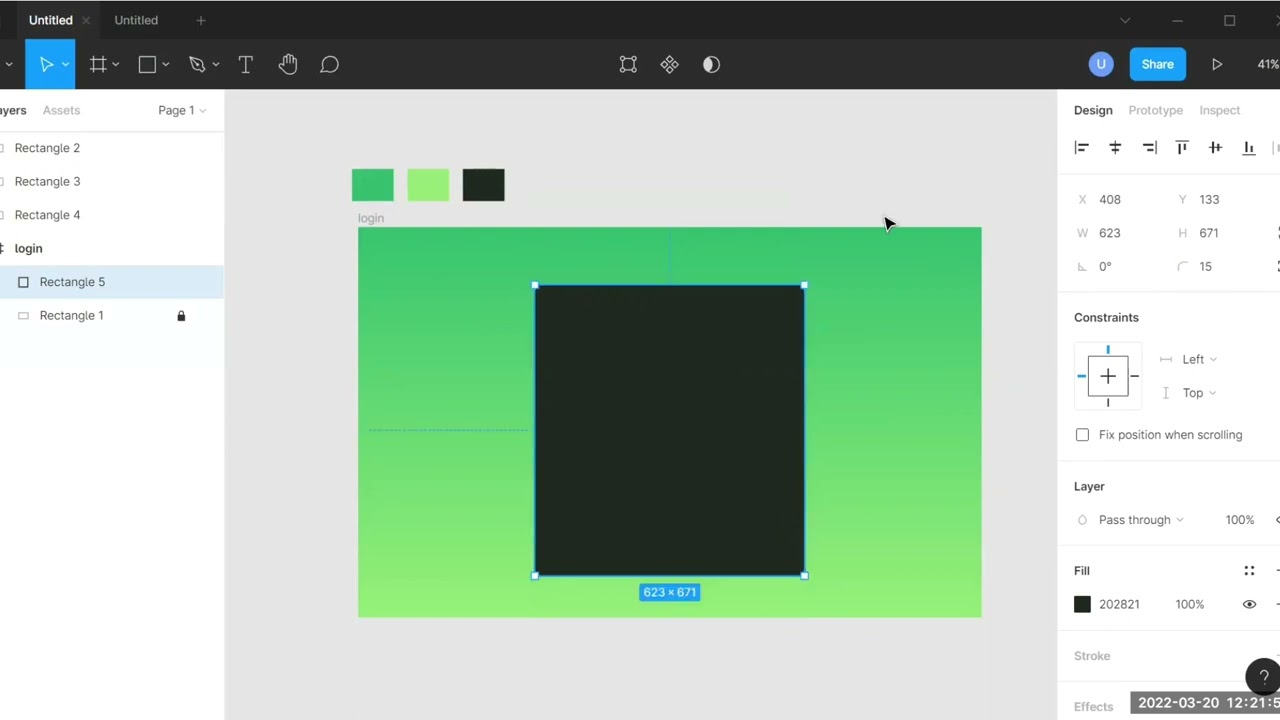 TUTORIAL MEMBUAT DESAIN UI/UX WEBSITE MENGGUNAKAN FIGMA (HALAMAN LOGIN) - YouTube