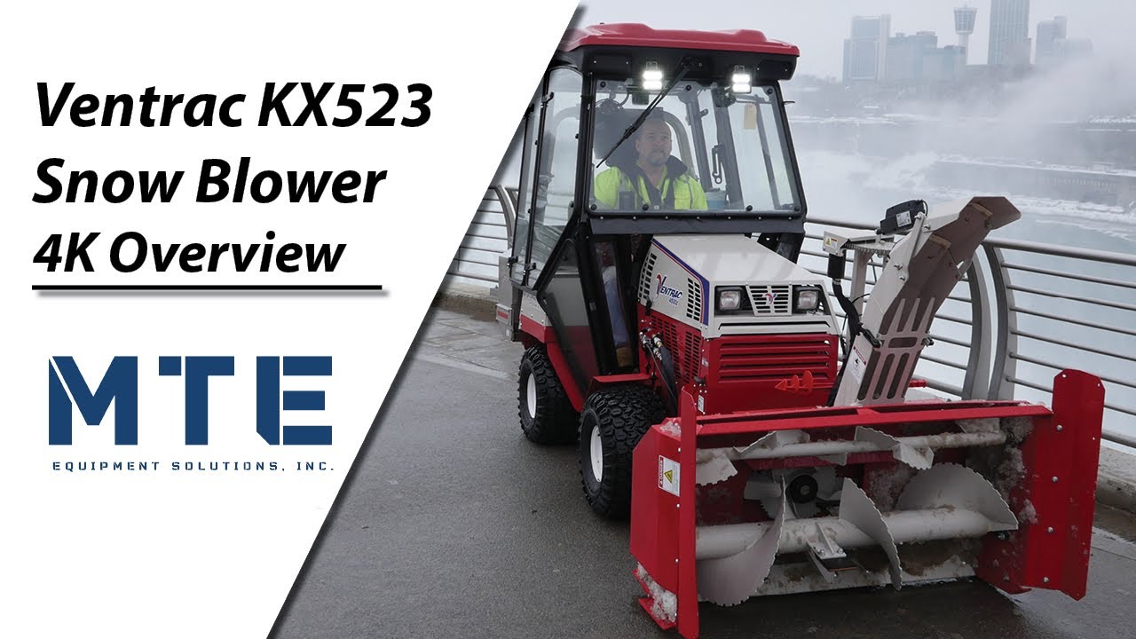 Ventrac KX523 Snow Blower 4K Overview - YouTube