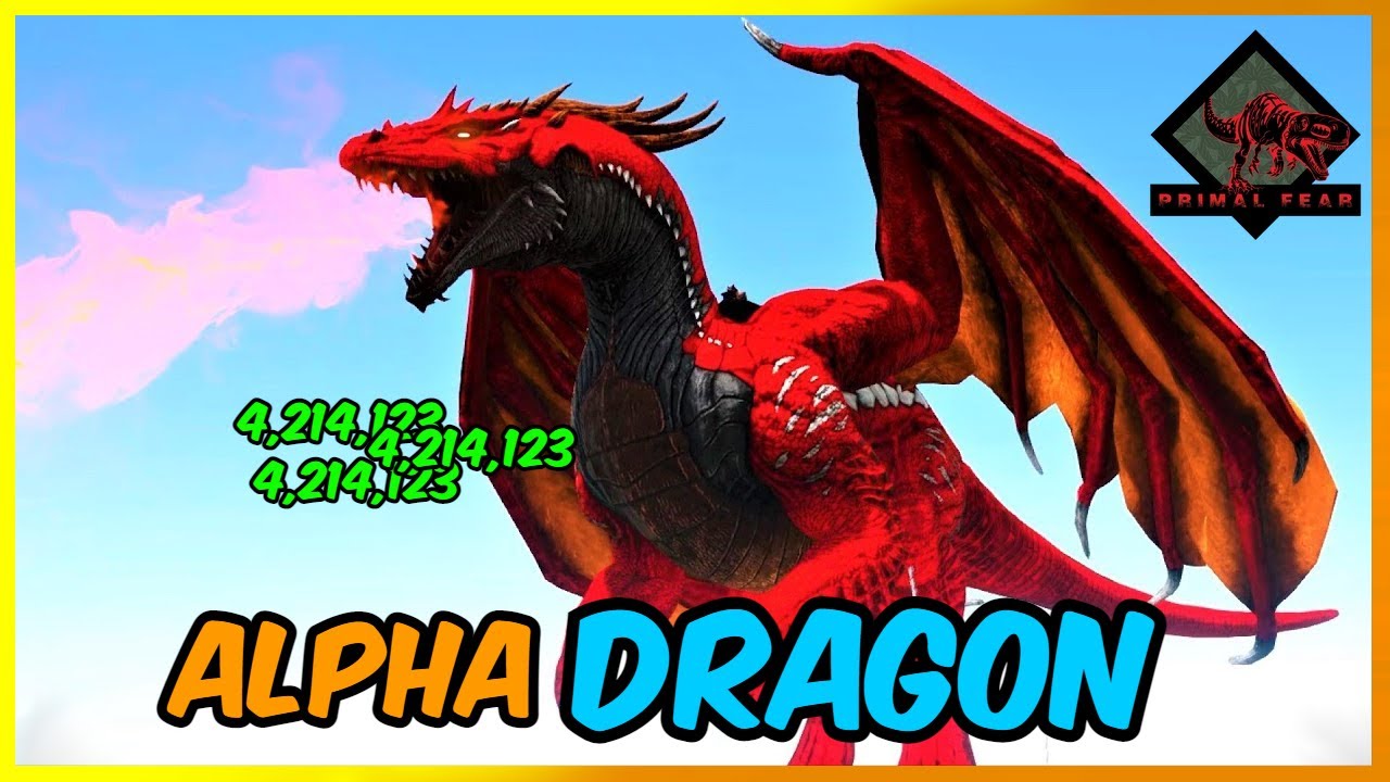 Ark Primal Fear #61 Domei o Temivel Alpha Dragon - YouTube