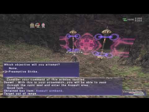 FFXI Assault Guide - Preemptive Strike - YouTube