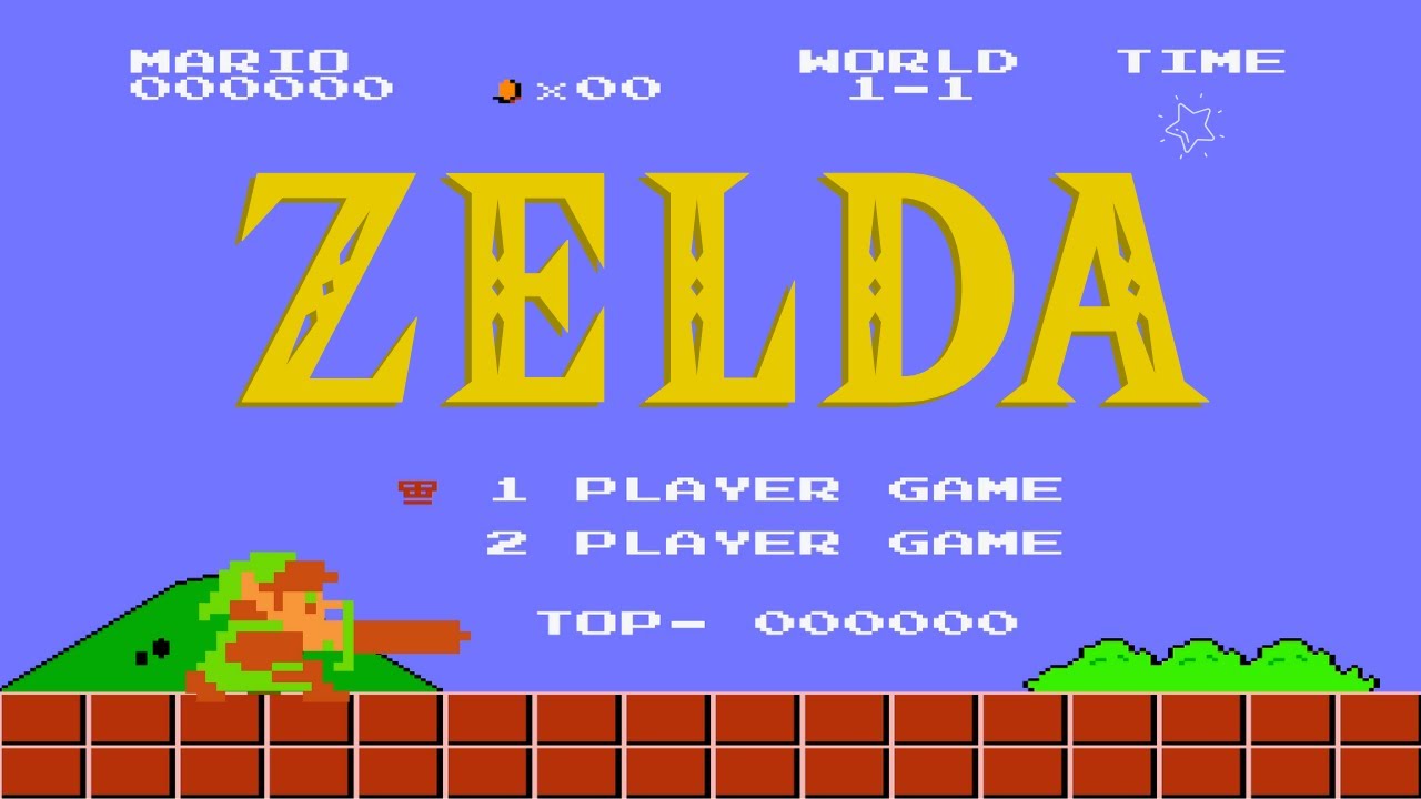 Mario Zelda SMB1 Hack #mario #supermariobros #mariohack #smb1 # ...