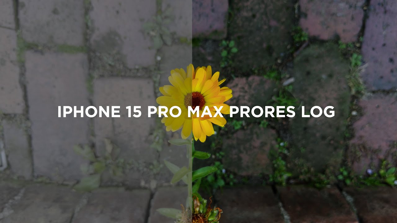 Iphone 15 Pro Max - Prores Log Test & Cinematic Test - YouTube