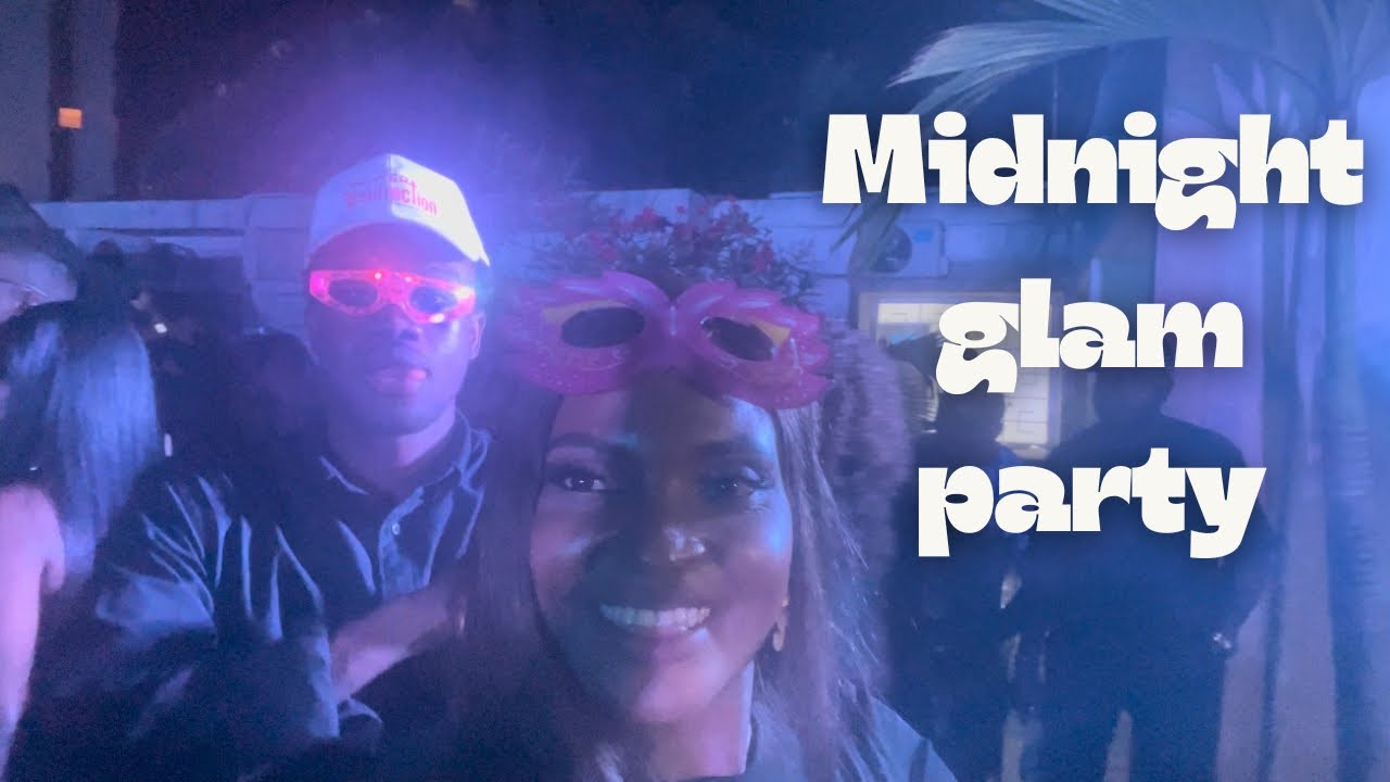 Midnight Glam party || End of year party - YouTube