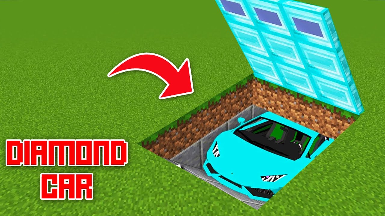 How to Make DIAMOND LAMBORGHINI in MINECRAFT - YouTube