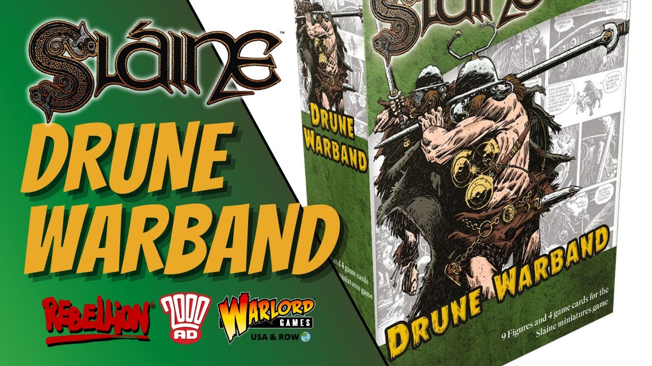 Warlord Games & 2000 AD - Slaine Drune Warband Unboxing - YouTube