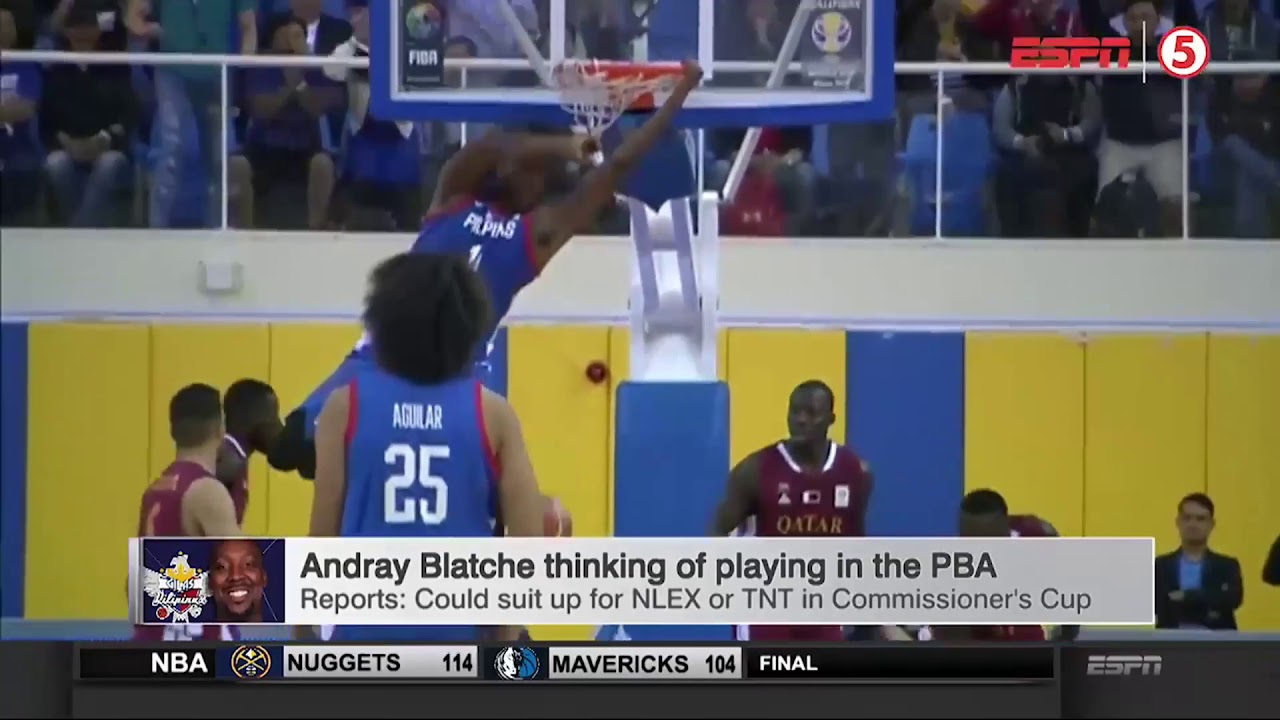 ANDRAY BLATCHE WILL PLAY IN THE PBA - YouTube