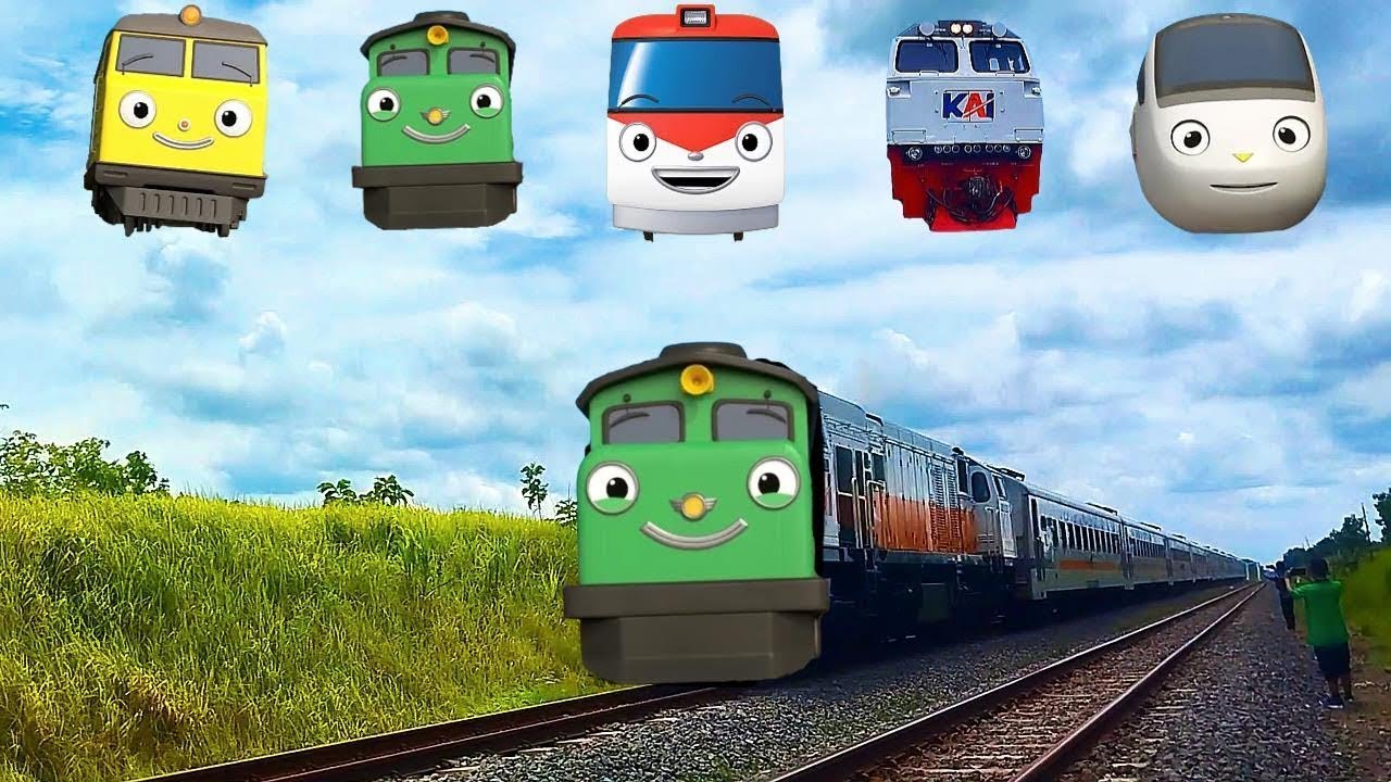 BIKIN GREGET!! Tebak Gambar Kereta Api Lucu CC206, Titipo Titipo Kereta ...