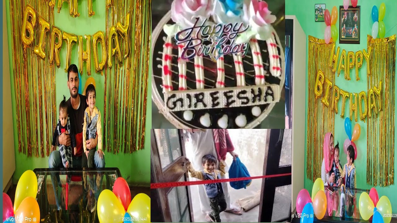 birthday vlog 🏠।। Gireesha ka birthday celebration 🎉🎈।।part 2 - YouTube