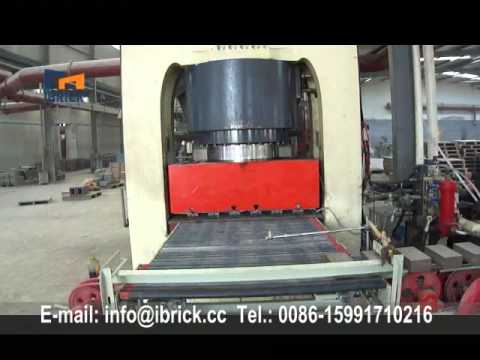 Full automatic clay brick drying pressing machie - YouTube