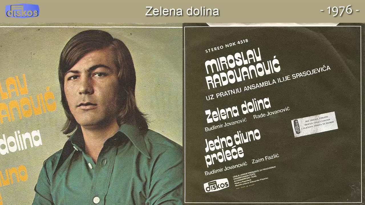 Miroslav Radovanovic - Zelena dolina - (Audio 1976) - YouTube