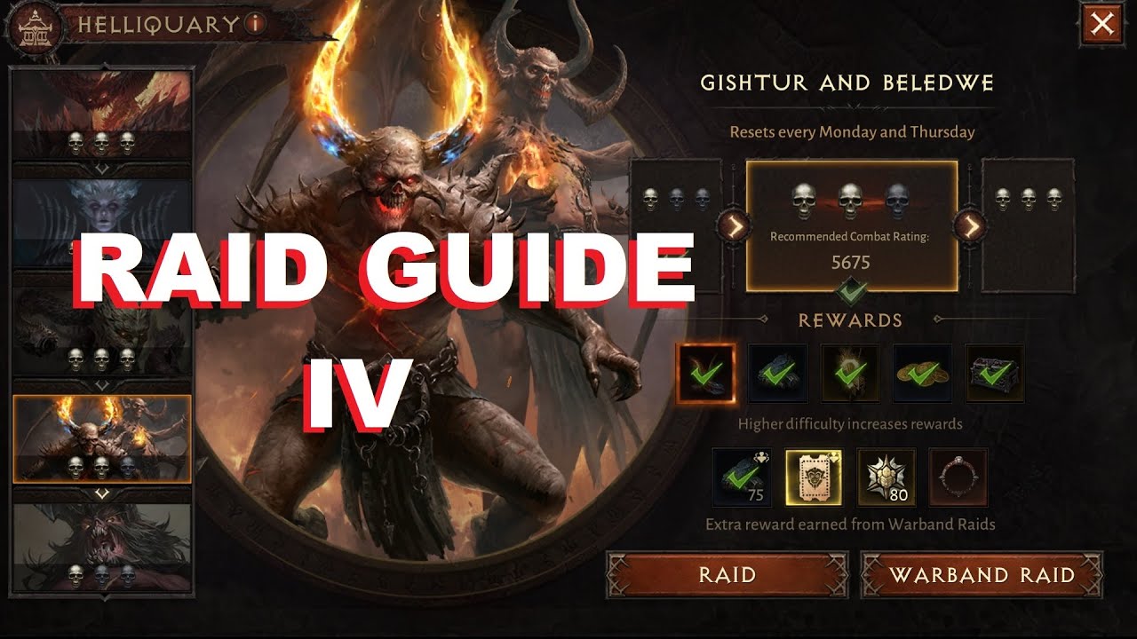 Diablo Immortal Gishtur and Beledwe Chest of Glory RAID GUIDE - YouTube