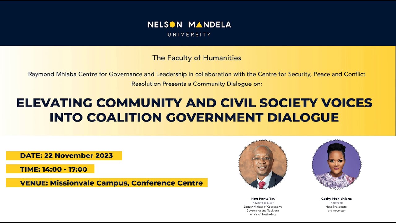 Raymond Mhlaba Centre Community Dialogue - YouTube