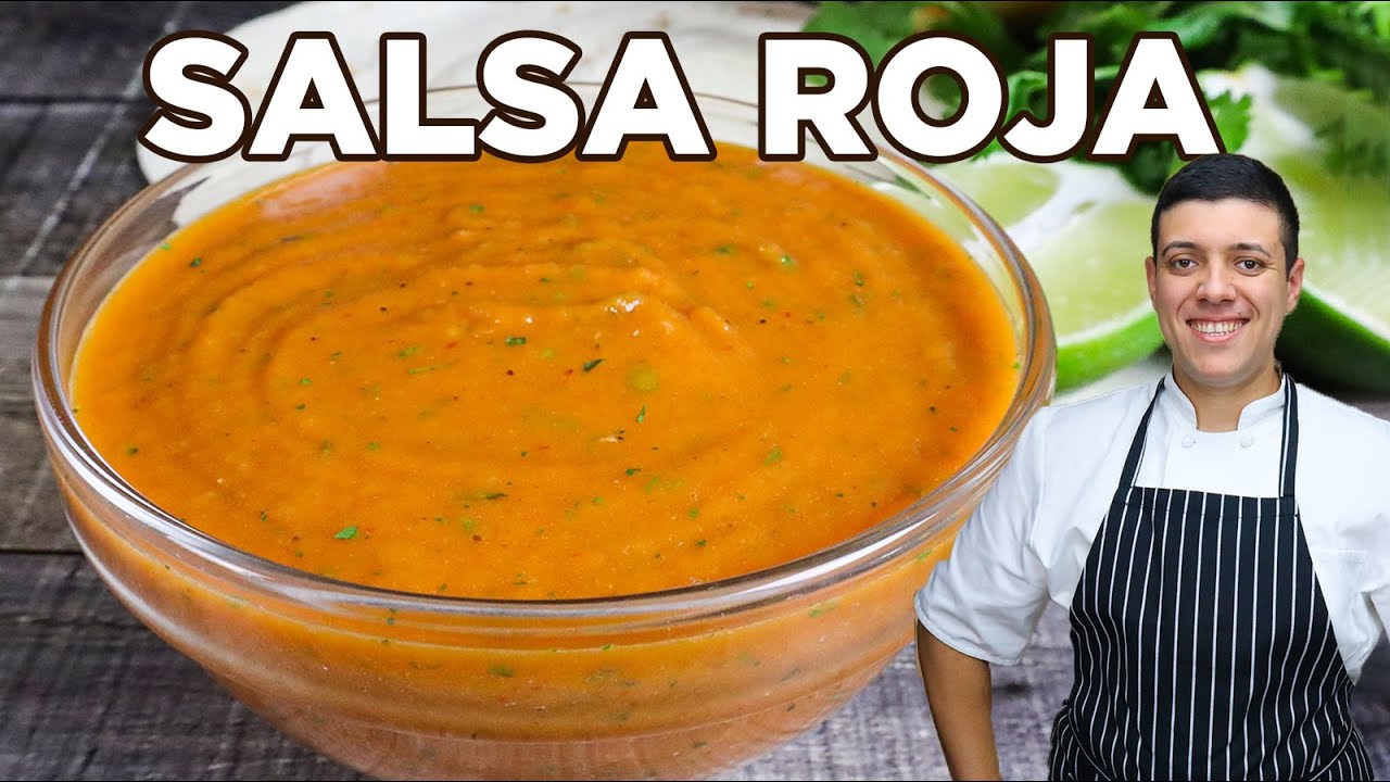 The Best Salsa Roja Recipe | Fast and Easy Red Salsa by Lounging with ...