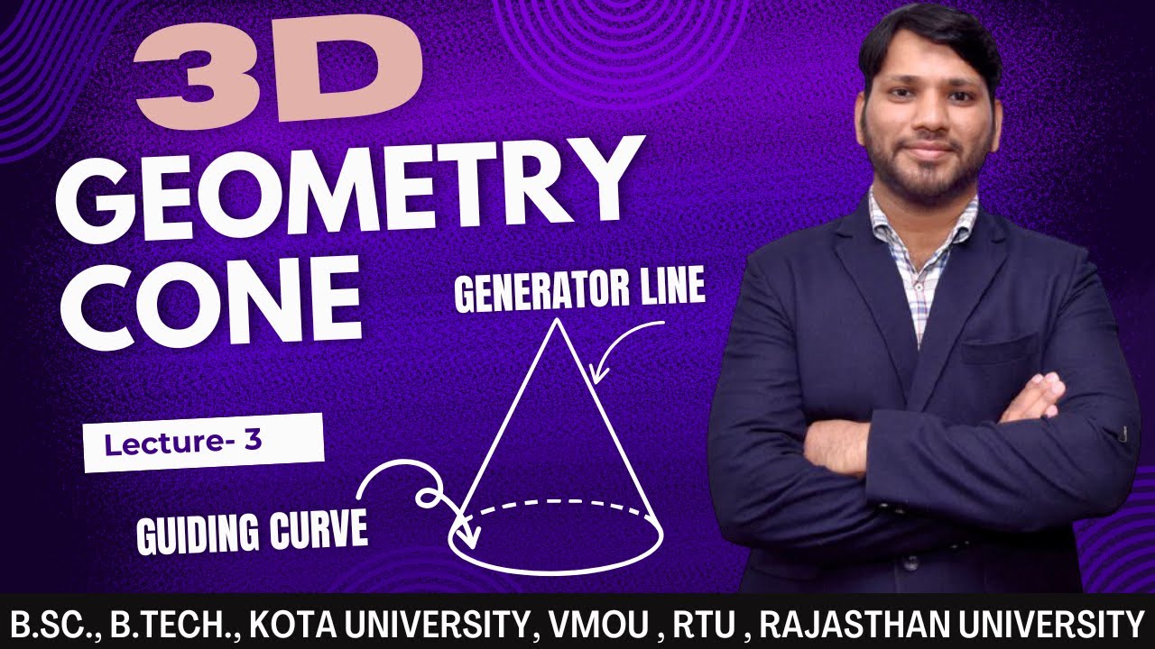 3D Geometry Cone | Lecture :- 3 - YouTube