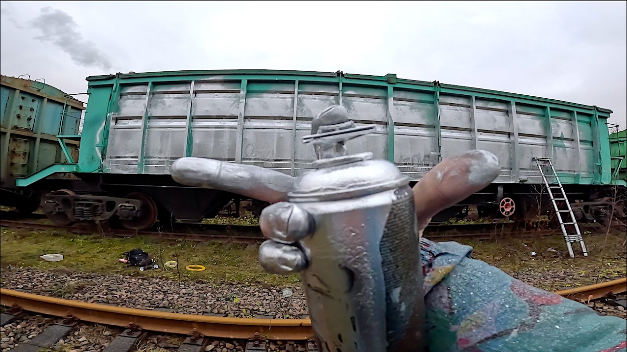 Graffiti test with Wekman // Night Quill caps. Hydra V2 - YouTube