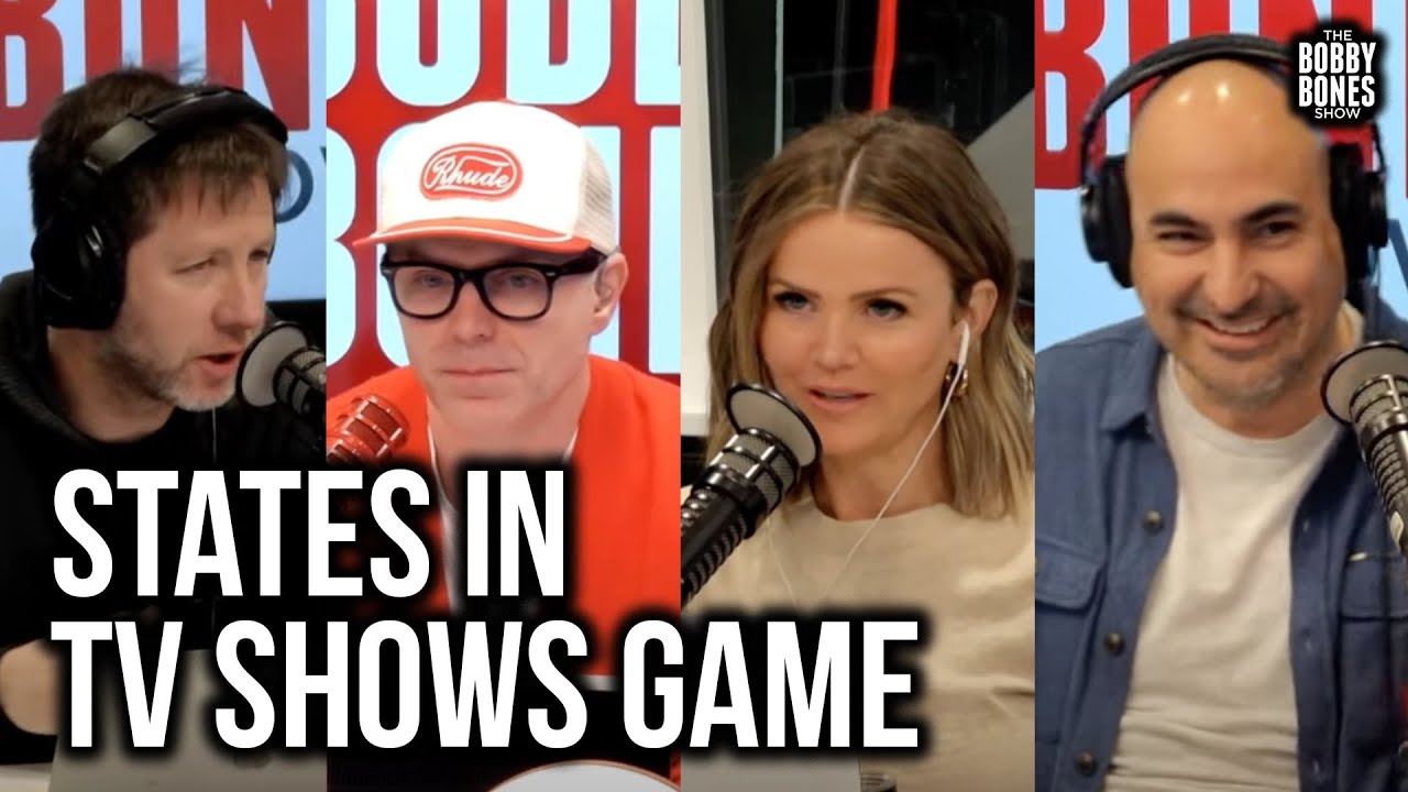 Show Members Compete in TV Show Game Attempting to Name States They ...