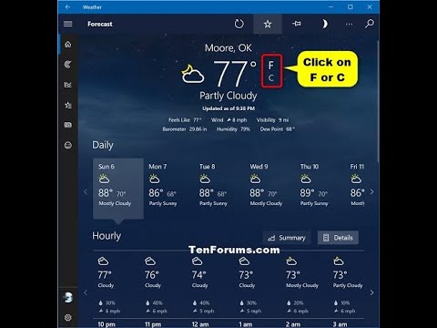 How to change the Weather to Celsius in Microsoft Edge ? تغيير درجة ...
