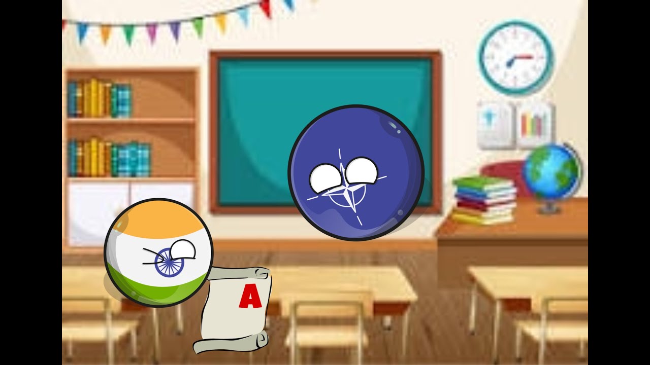 🎒CountryballSchool!📚 |INDIA TOOK A LESSON!📝| Countryball animation ...