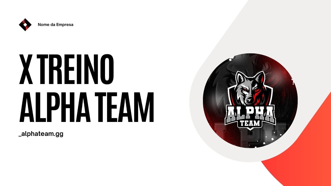 🔴AO VIVO🔴 X TREINO ALPHA TEAM - YouTube