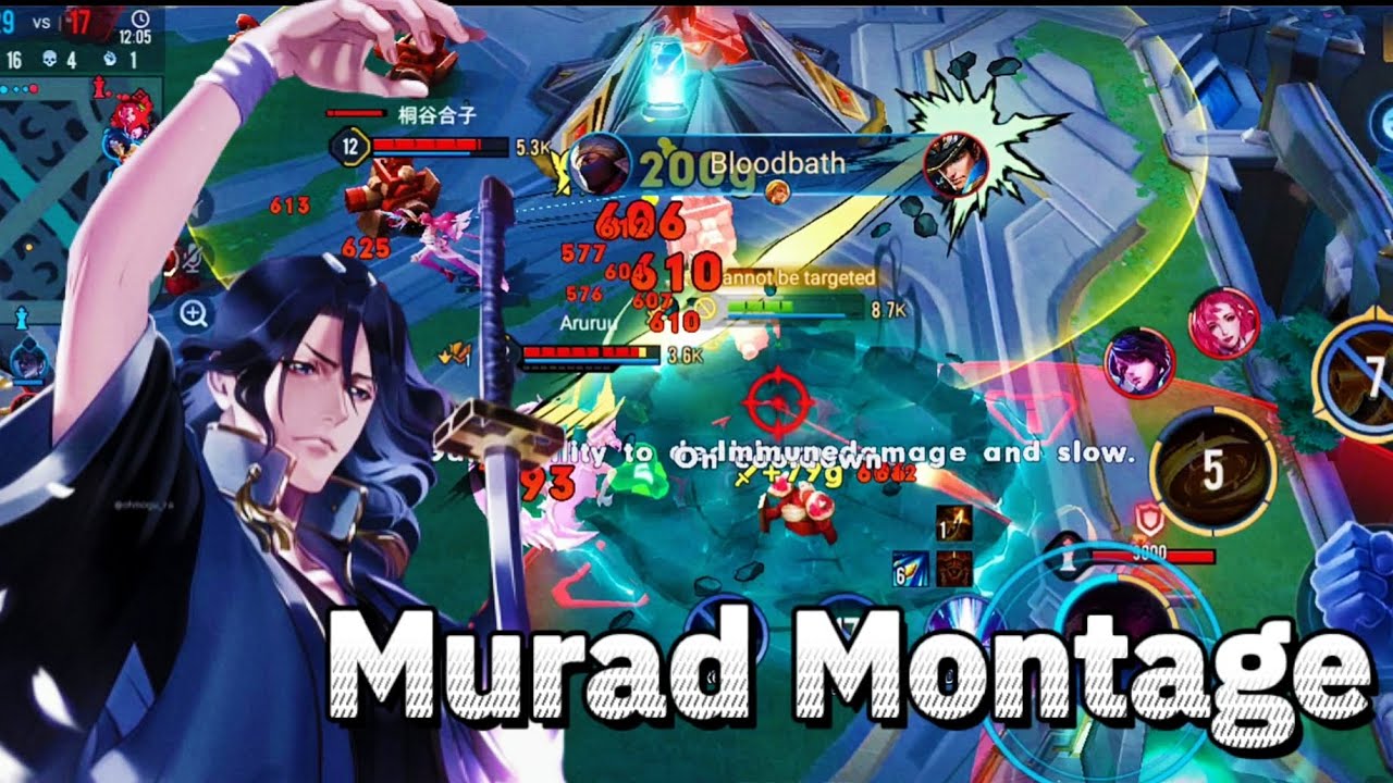 MURAD HIGHLIGHTS OUTPLAYS /AOV Bluthunder - YouTube