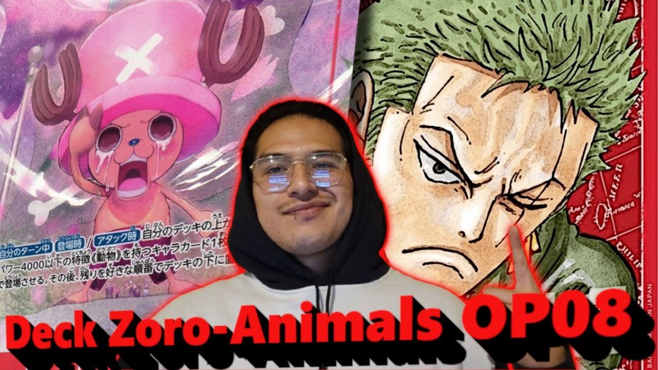Hoy jugamos con Zoro Animals de Op08 decklist más gameplay - YouTube
