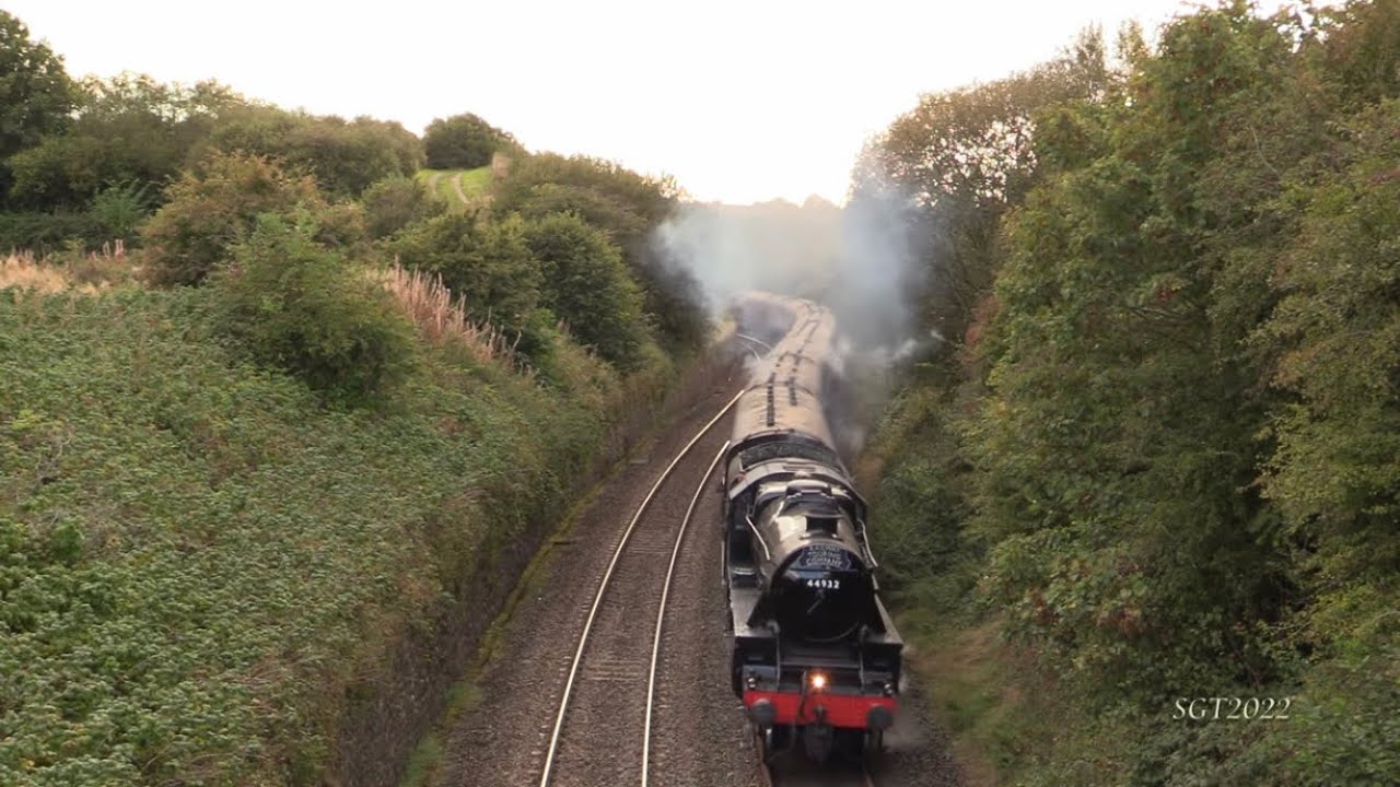 LMS 44932 Makes a Triumphant Return on The Cumbrian Coast Express 24/9 ...