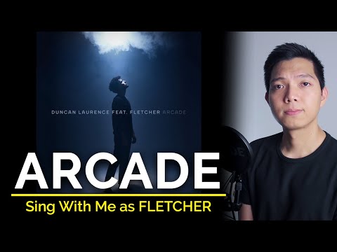 Arcade (Male Part Only - Karaoke) - Duncan Laurence ft. FLETCHER
