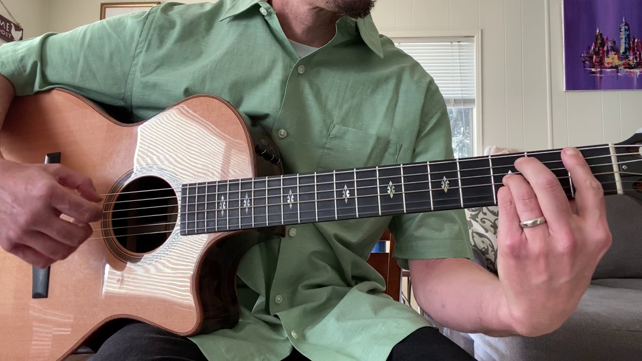 Indiana Jones (movie theme) - John Williams - Solo Finger Style Guitar ...