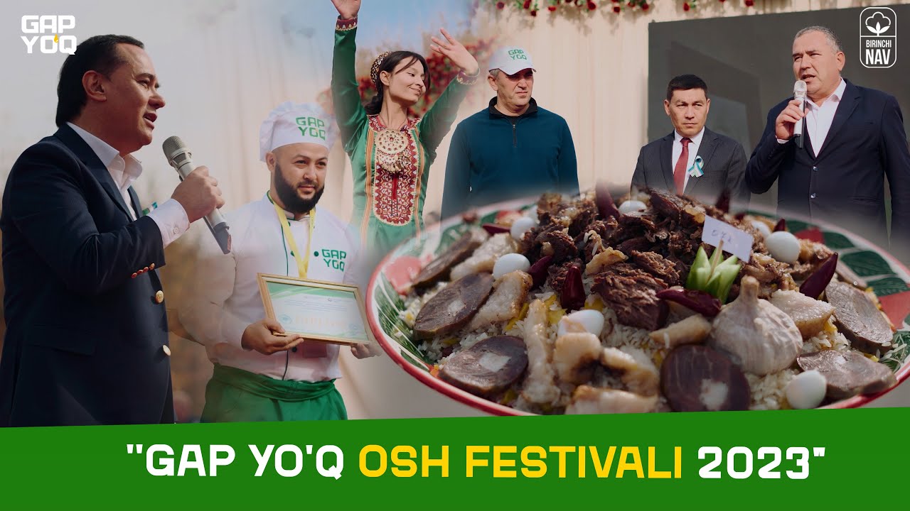 "Gap yo'q - Osh festivali 2023" Ulli hovli majmuasida bo'lib o'tgan ...