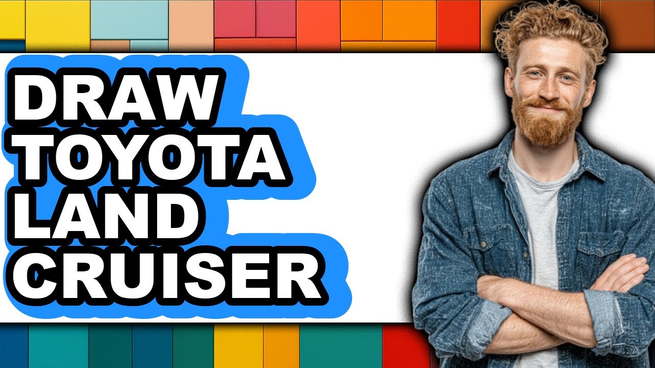 How To Draw Toyota Land Cruiser - Step By Step - YouTube