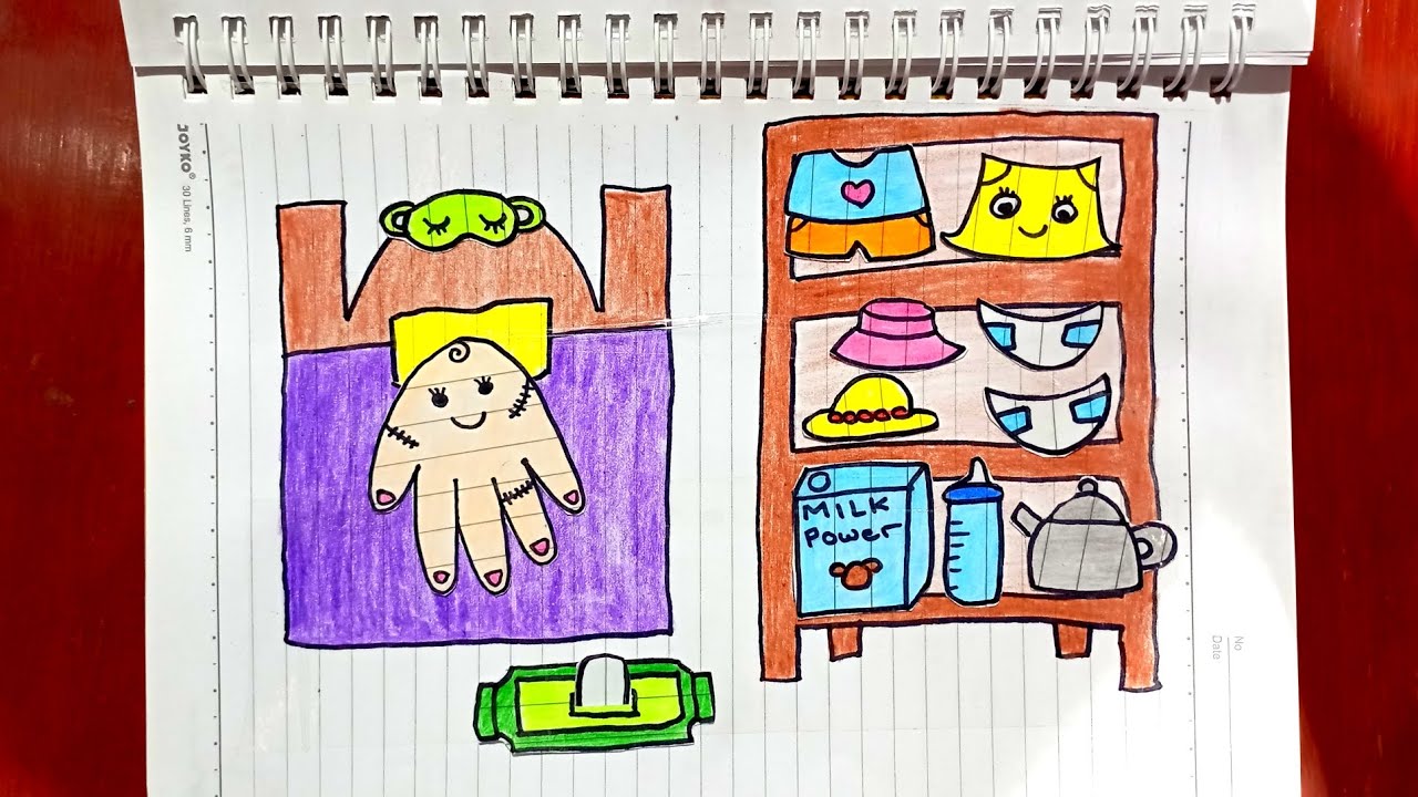 [🌸Paperdiy🌸] baby thing Wednesday 🍼 종이 인형 | Paper Play | Satisfying ...