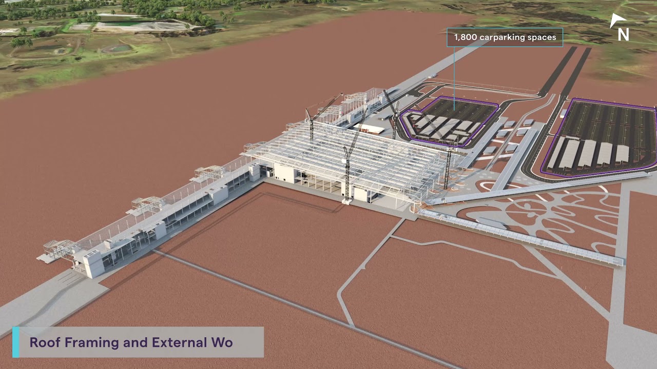 A timeline of the construction of Western Sydney International Terminal ...