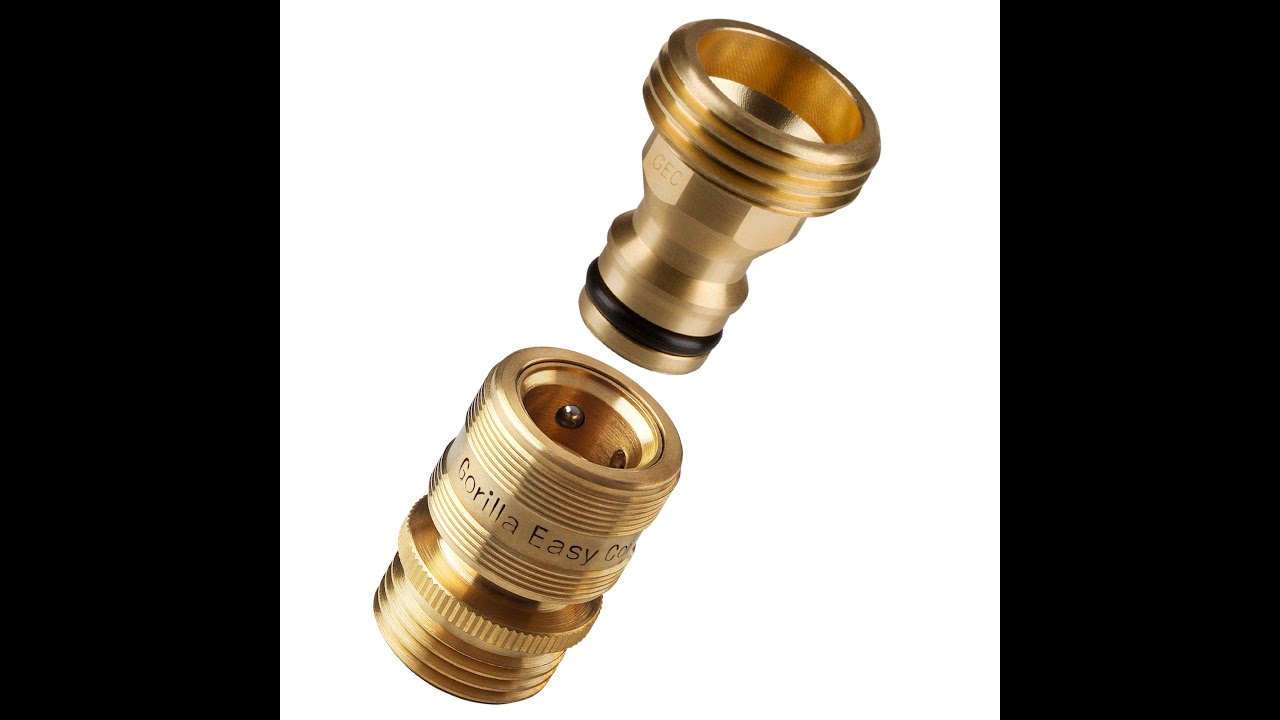 GEC STANDARD QUICK CONNECT SET INCLUDES MALE AND FEMALE CONNECTOR - YouTube