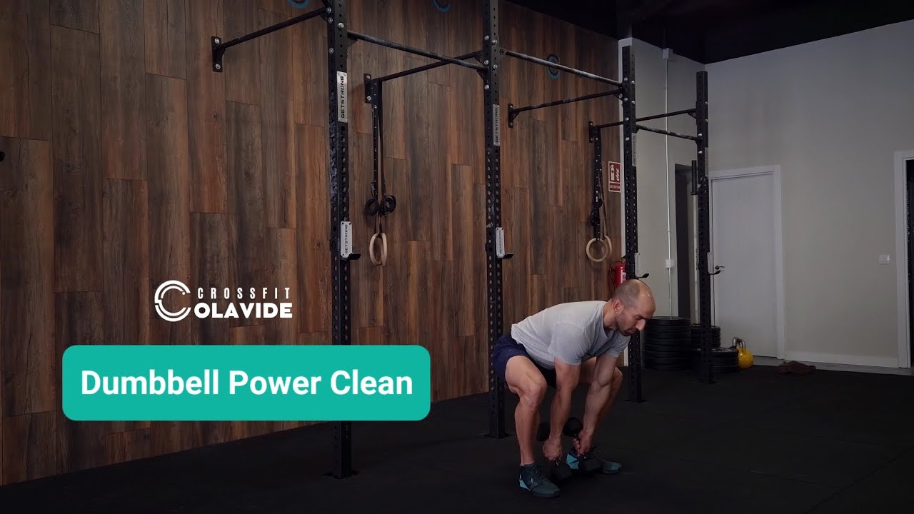 Dumbbell Power Clean - YouTube