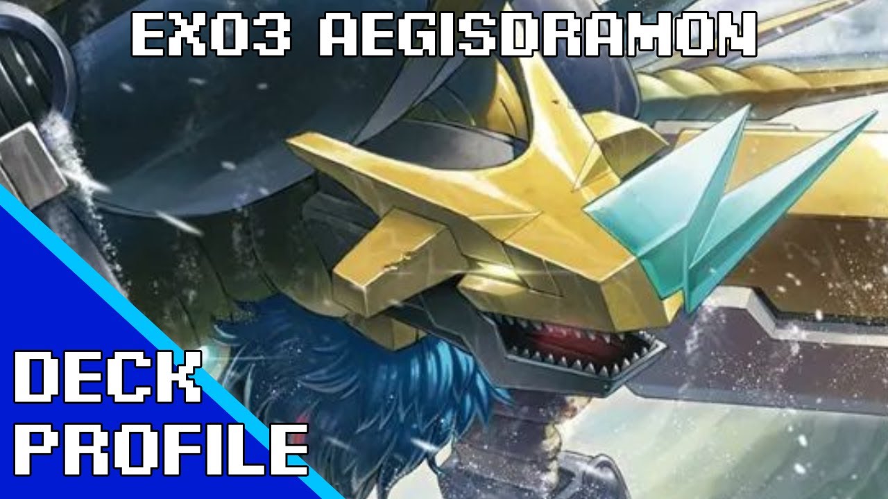 Digimon TCG: Blue Aegisdramon Deck (EX03) - YouTube
