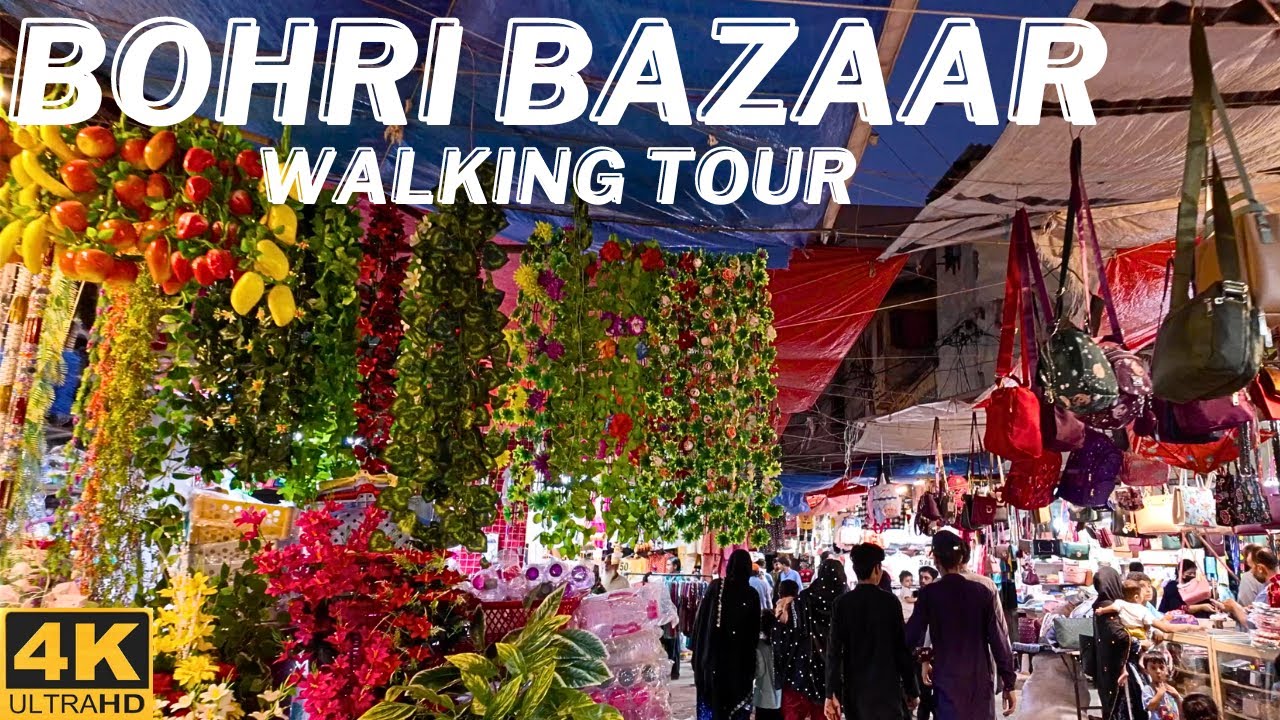 Bohri Bazaar Walking Tour 4k | Oldest Bazaar in Karachi - YouTube