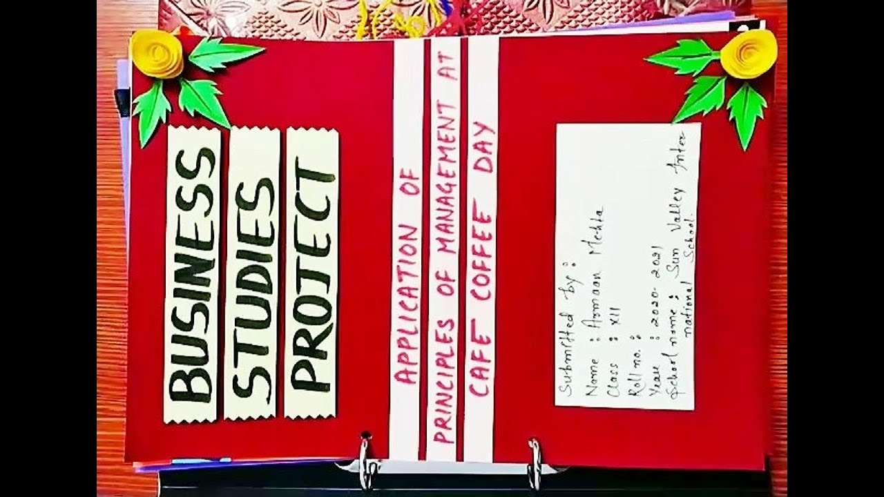 Business studies project on principles of management in Cafe Coffee Day ...
