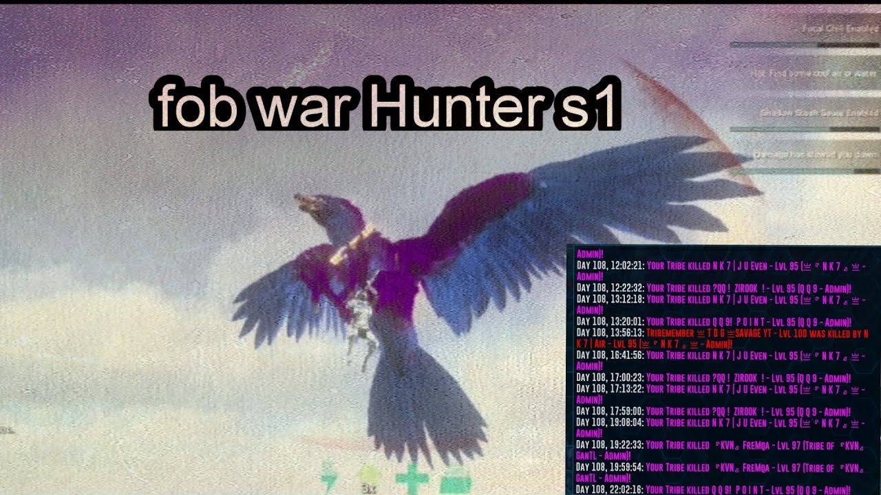 ARK MOBILE • pvp clips fob war Hunter s1 - YouTube