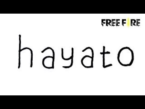 How to draw hayato in free fire - YouTube