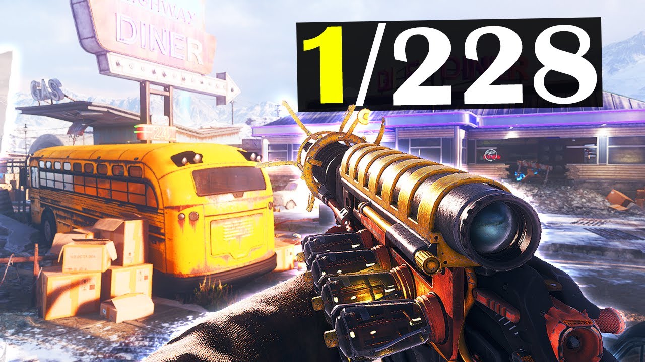 228 WEAPONS... BO3 ZOMBIES DAYBREAK GUN GAME! - YouTube