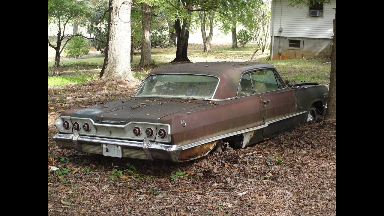 63 IMPALA RAT ROD RUSTY 1st CAR SHOW WOW - YouTube