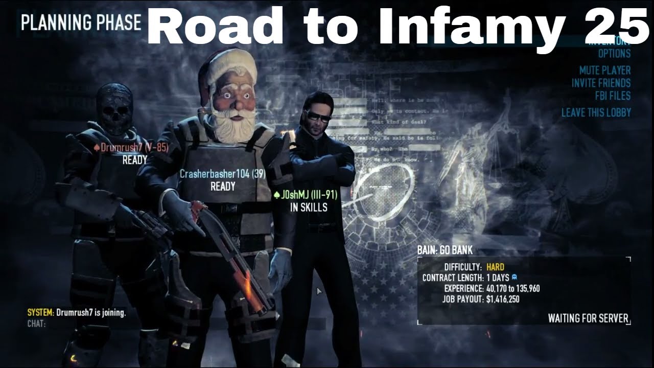 PAYDAY 2 Road to Infamy 25: More Friends, More Fun - YouTube