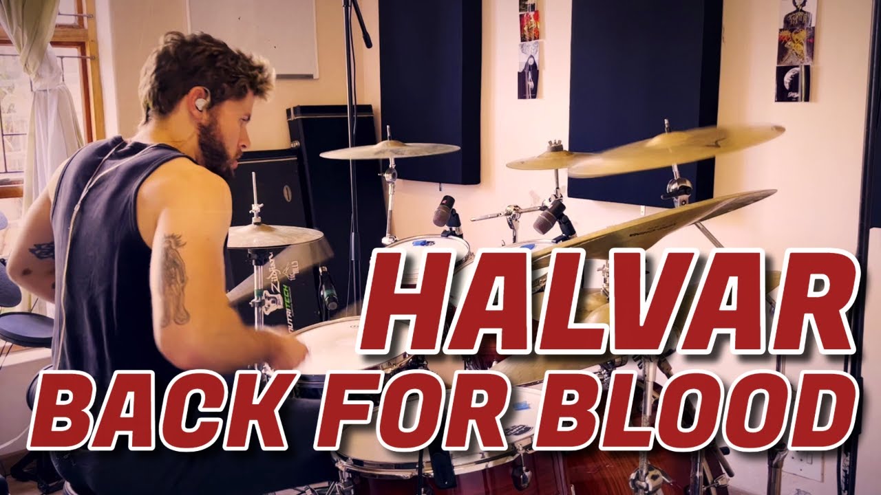 Halvar - Back For Blood (Drum Playthrough) - YouTube