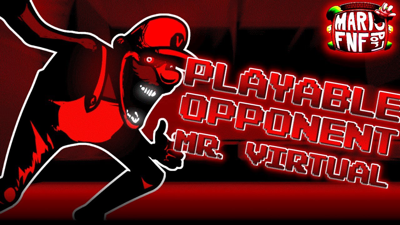 [4K] Playable Opponent (Mr. Virtual) | Menticide (G)FC (+Added Changes ...
