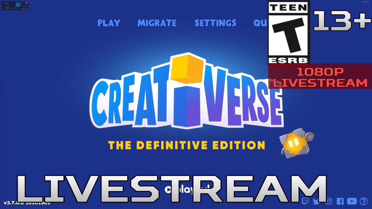 Creativerse Definitive ED (Season 01 Episode 09) Livestream (2023/01/23 ...