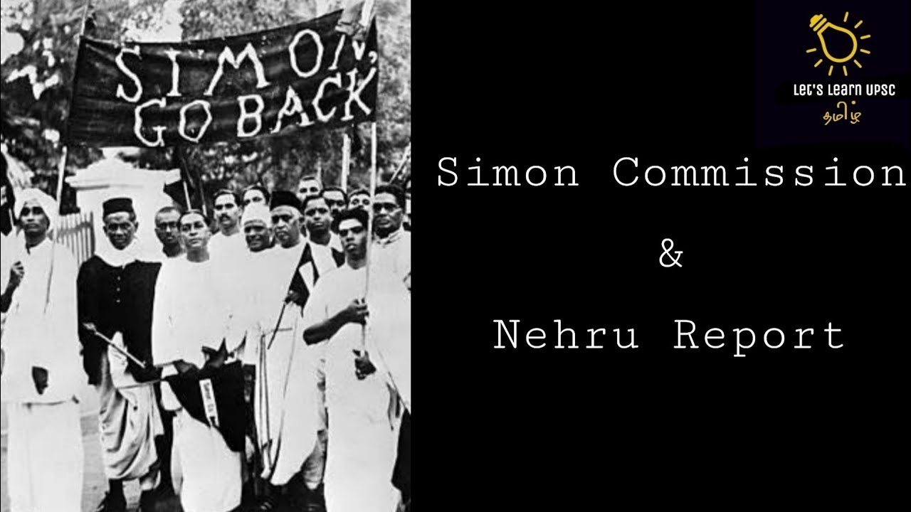 Simon Commission and Nehru Report | Modern History | Let's Learn UPSC ...