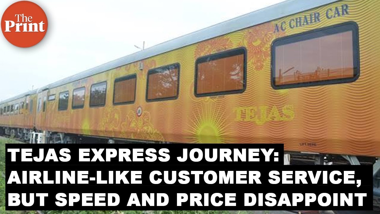 Tejas Express journey: Airline-like customer service, but speed and ...